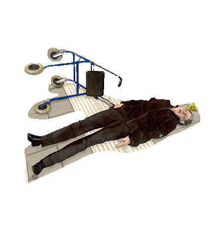 Maniquí forense en la escena del crimen | Modelo 3D gratis | Soluciones ...