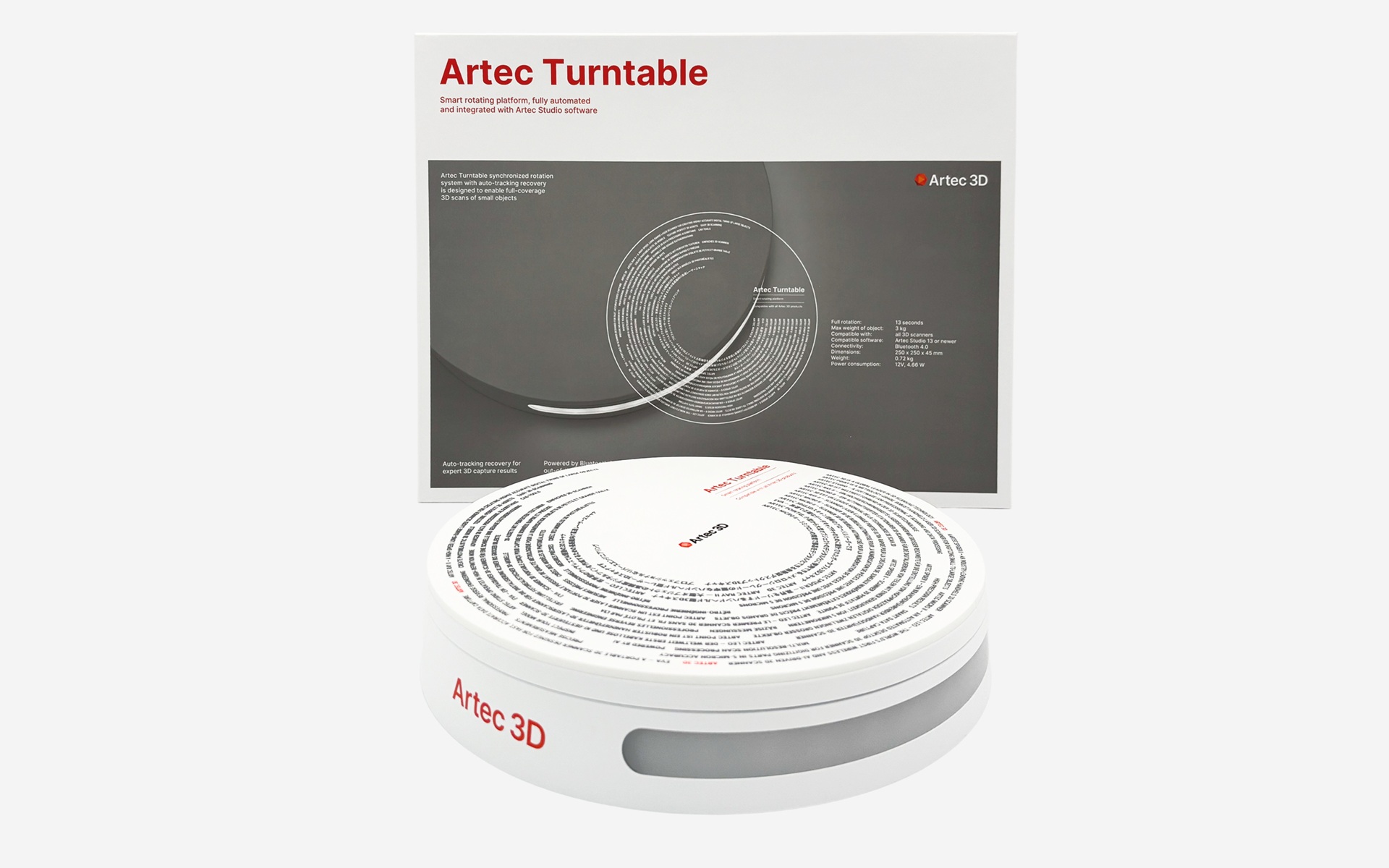 Artec Turntable | 专业3D扫描方案 | Artec 3D - 开云体育手机版登入