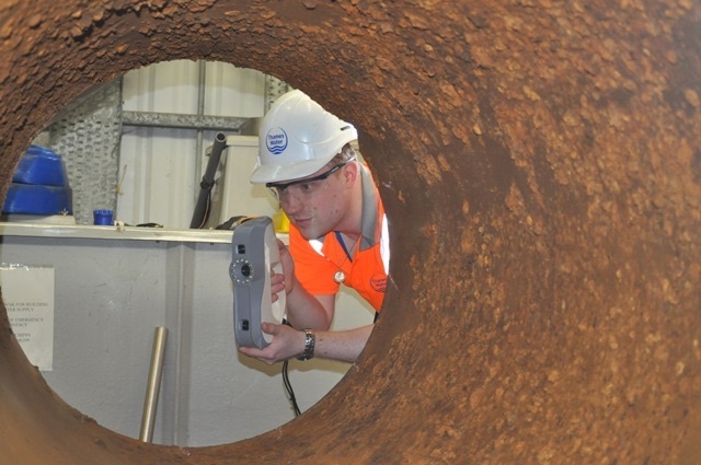 Fitness test for old water pipes | Artec 3D Scanners News