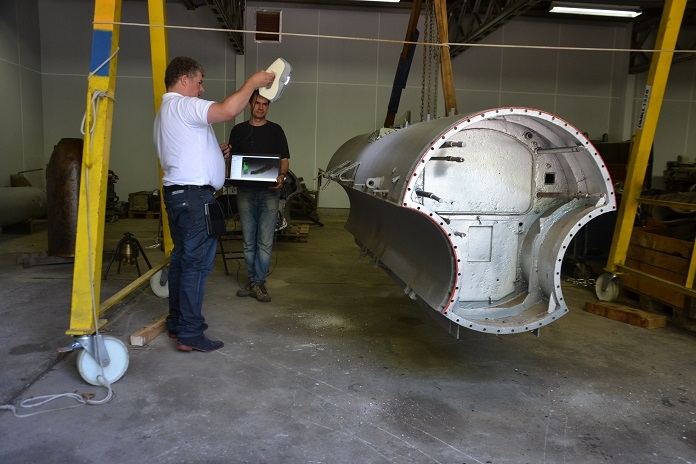 Eva 3D scans its first submarine | Artec 3D Scanners News